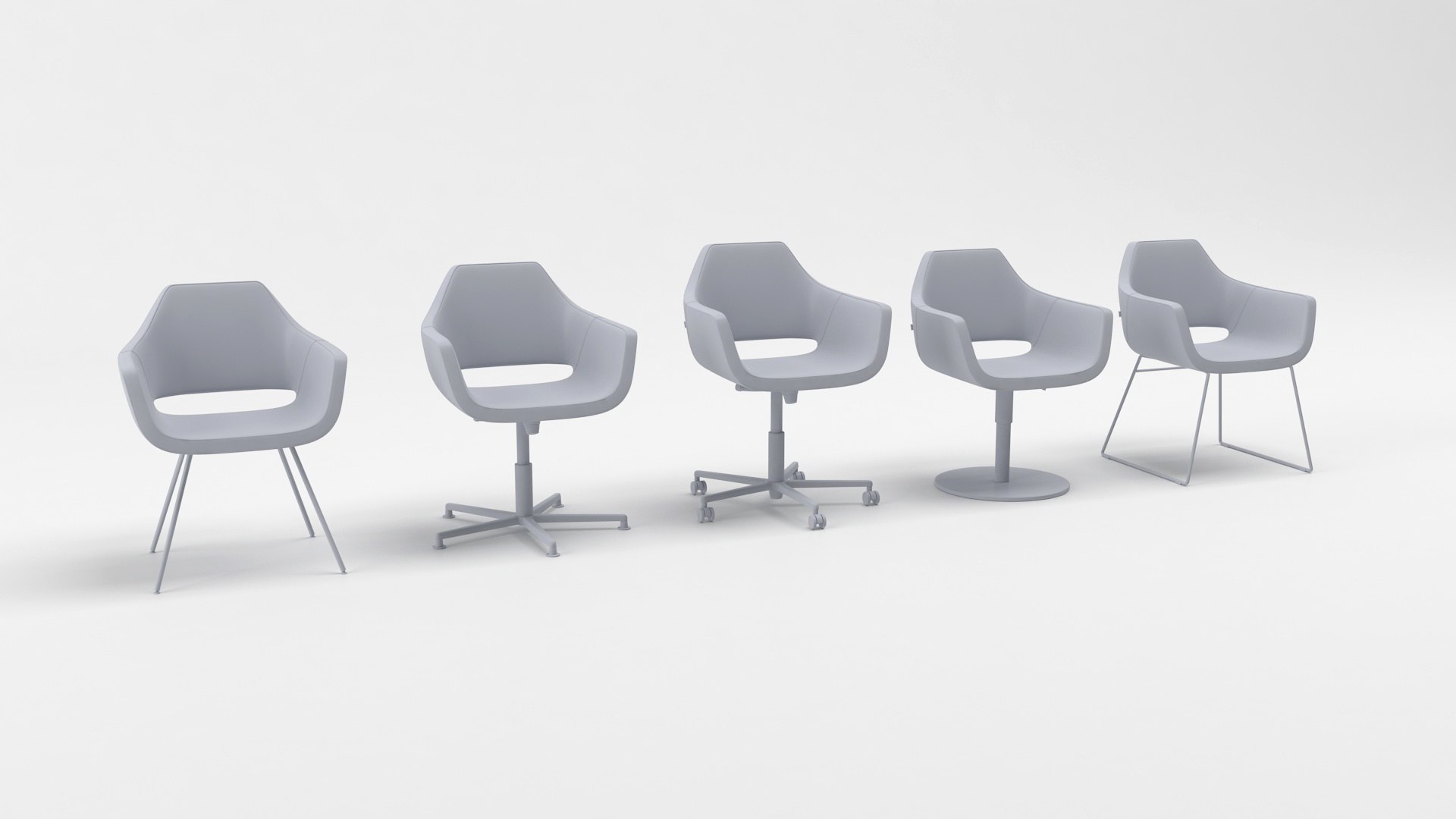 Nano Deberenn Chairs 3D Model - TurboSquid 1514808