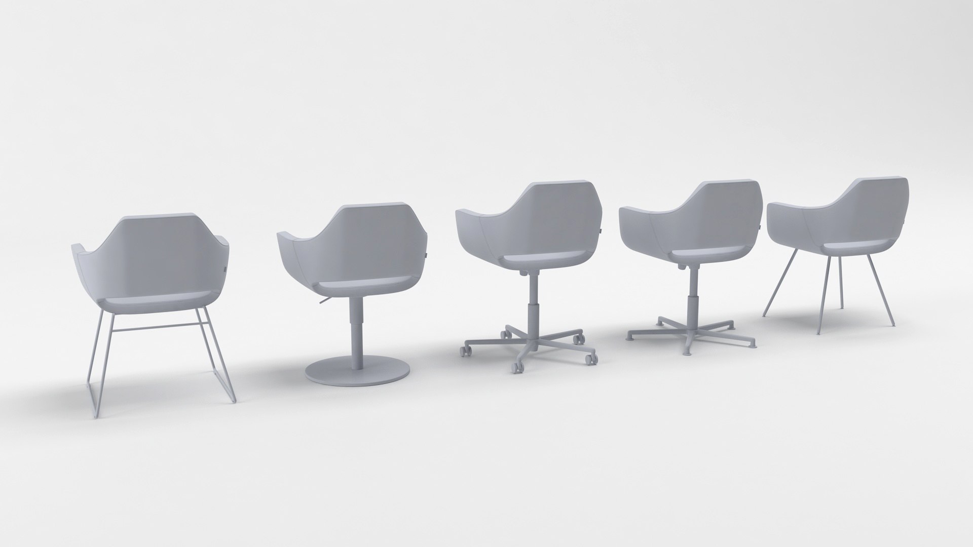 Nano Deberenn Chairs 3D Model - TurboSquid 1514808