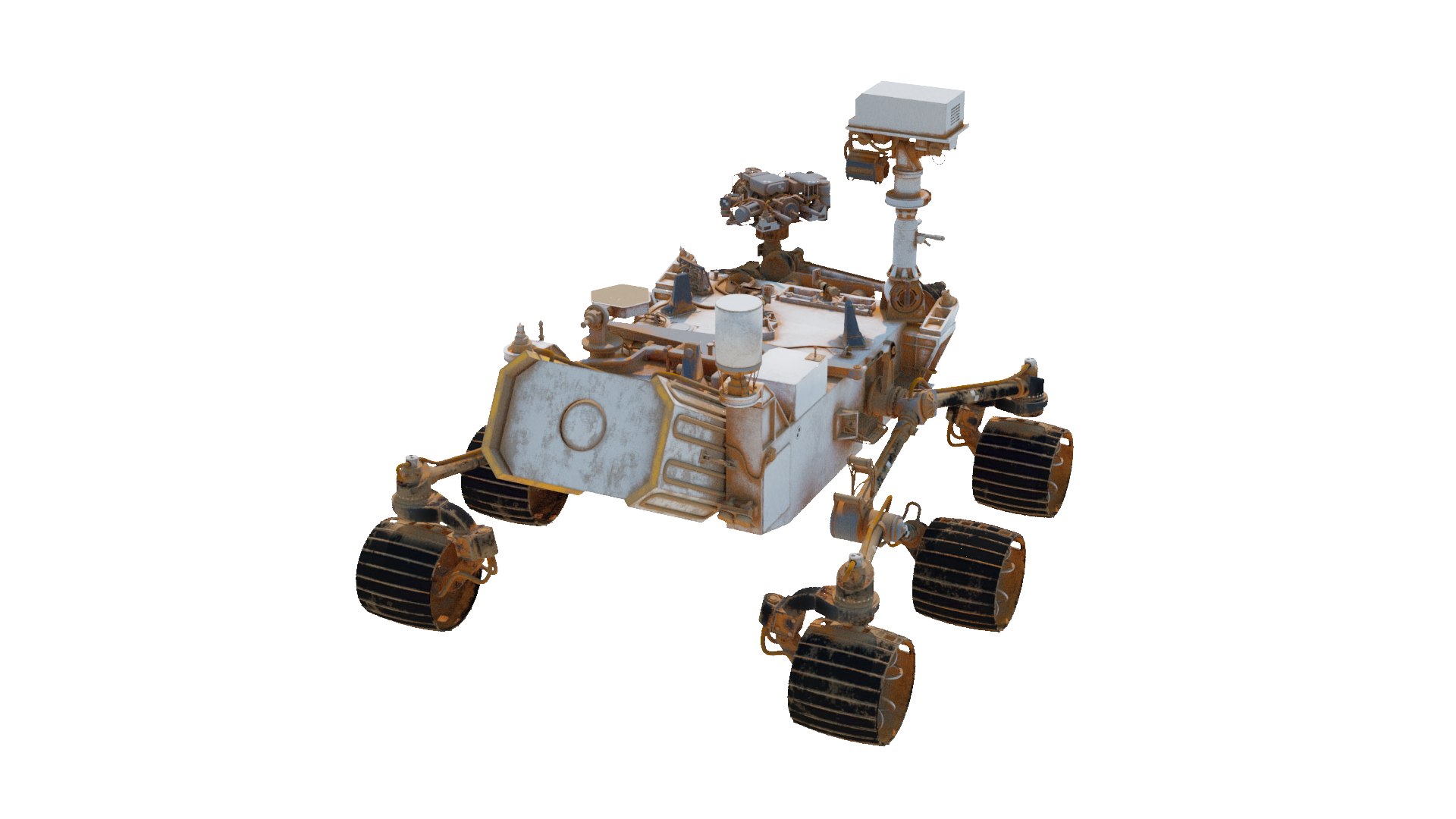 3D Mars Rover VR AR 3d Model Model - TurboSquid 2252400