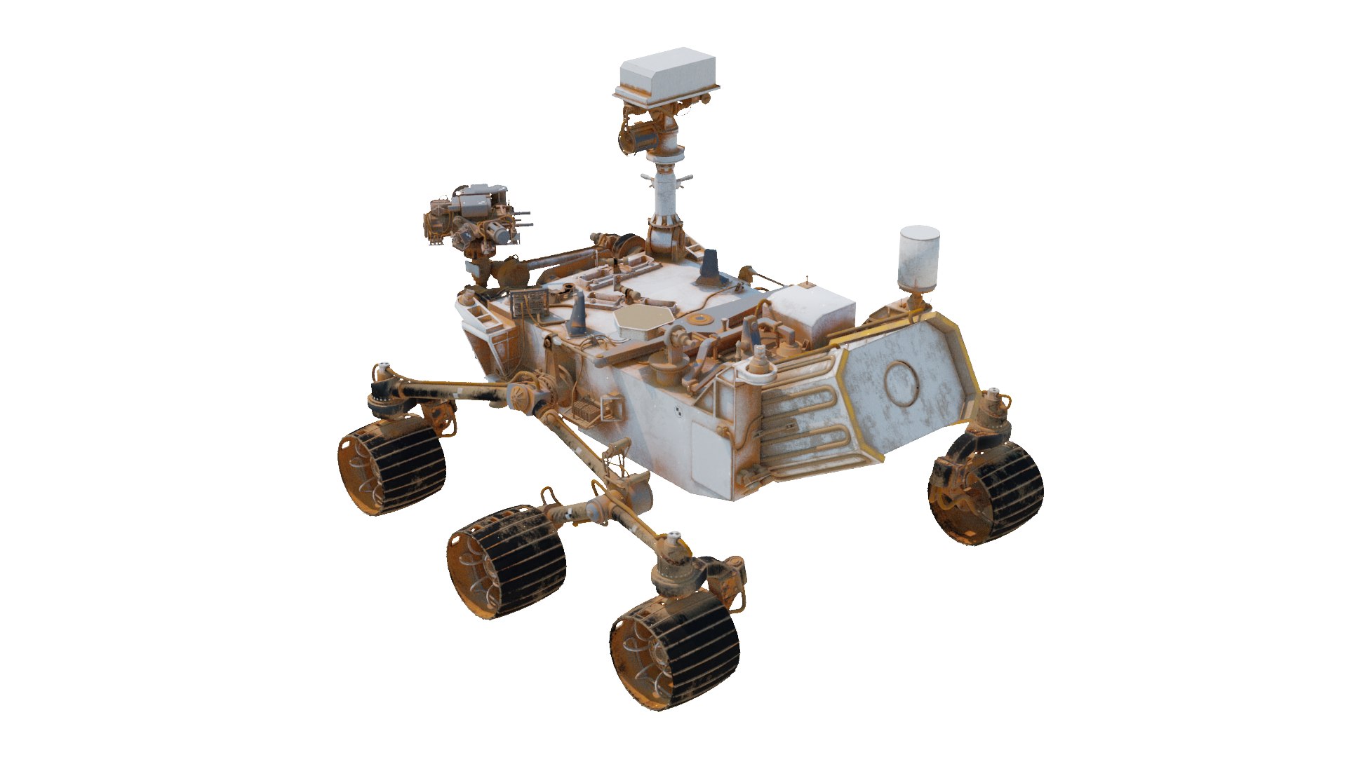 3D Mars Rover VR AR 3d Model Model - TurboSquid 2252400