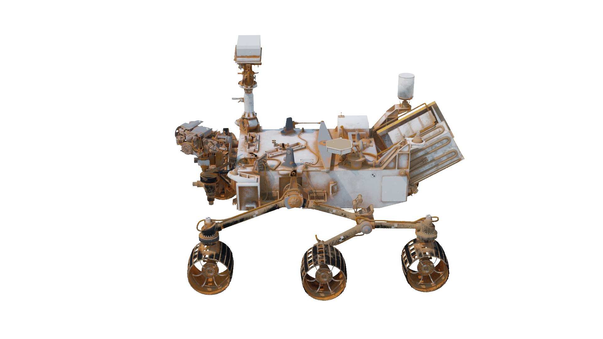 3D Mars Rover VR AR 3d Model Model - TurboSquid 2252400