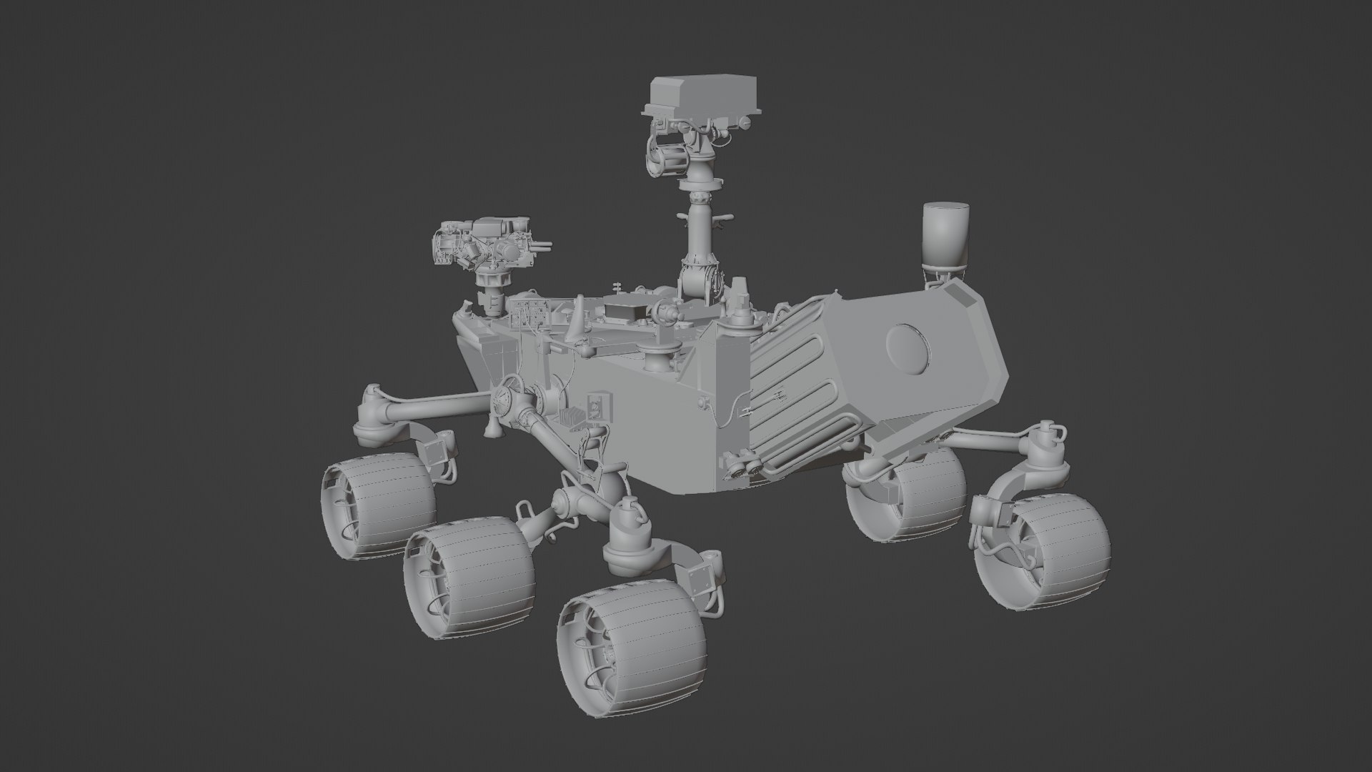 3D Mars Rover VR AR 3d Model Model - TurboSquid 2252400