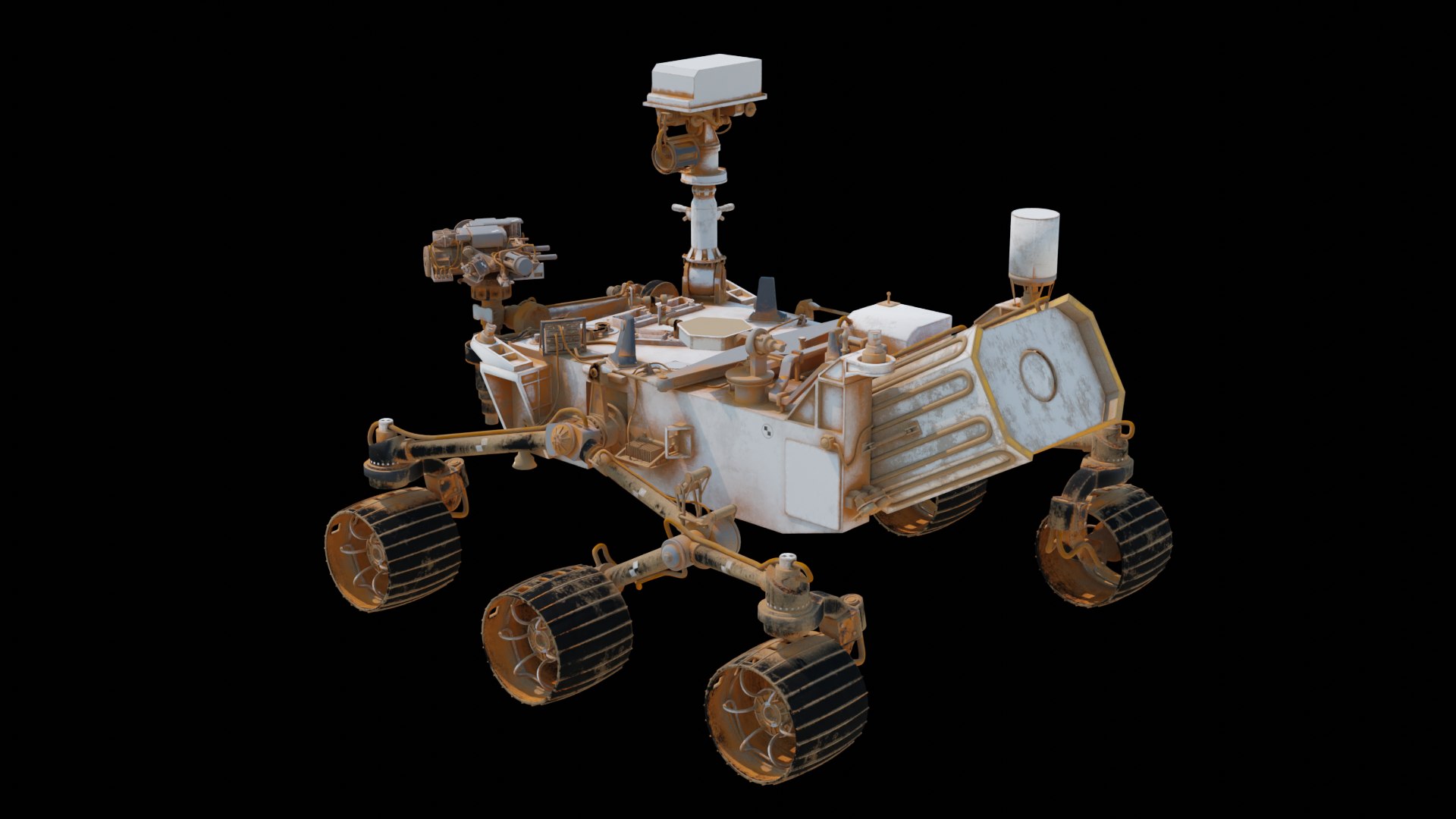 3D Mars Rover VR AR 3d Model Model - TurboSquid 2252400