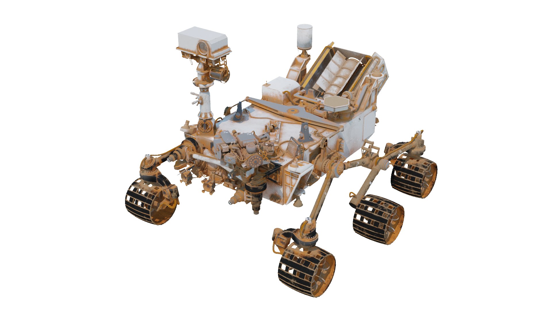 3D Mars Rover VR AR 3d Model Model - TurboSquid 2252400