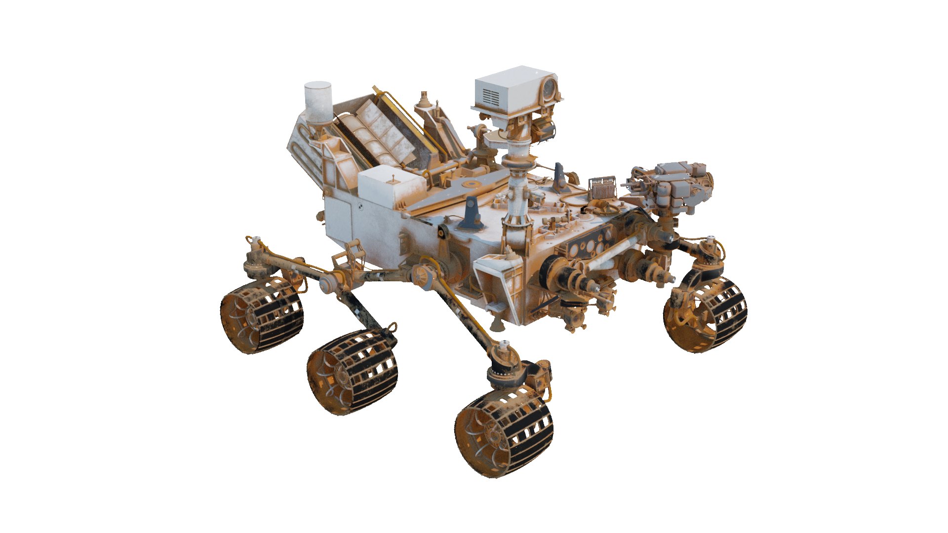 3D Mars Rover VR AR 3d Model Model - TurboSquid 2252400