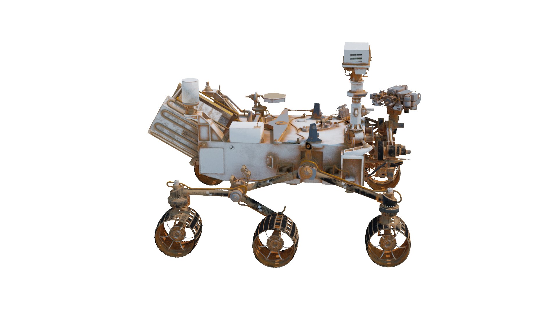3D Mars Rover VR AR 3d Model Model - TurboSquid 2252400