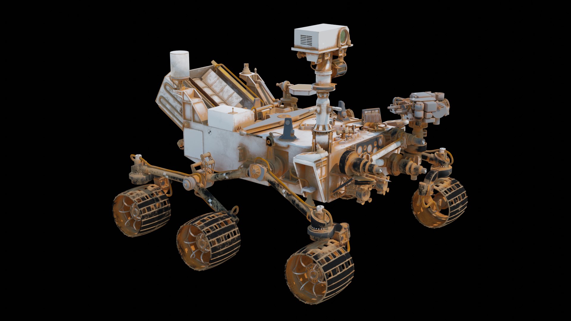 3D Mars Rover VR AR 3d Model Model - TurboSquid 2252400