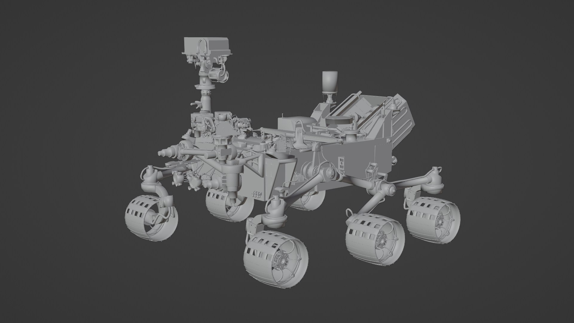 3D Mars Rover VR AR 3d Model Model - TurboSquid 2252400
