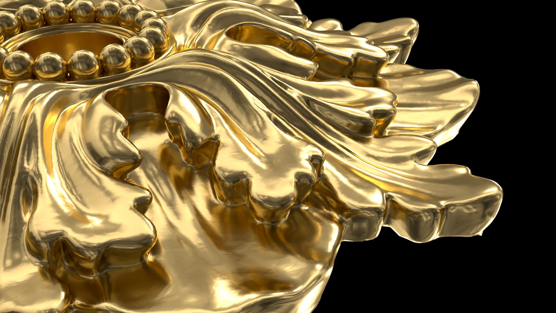 Ceiling Sockets Gypsum Plaster DR36a 3D - TurboSquid 2030563