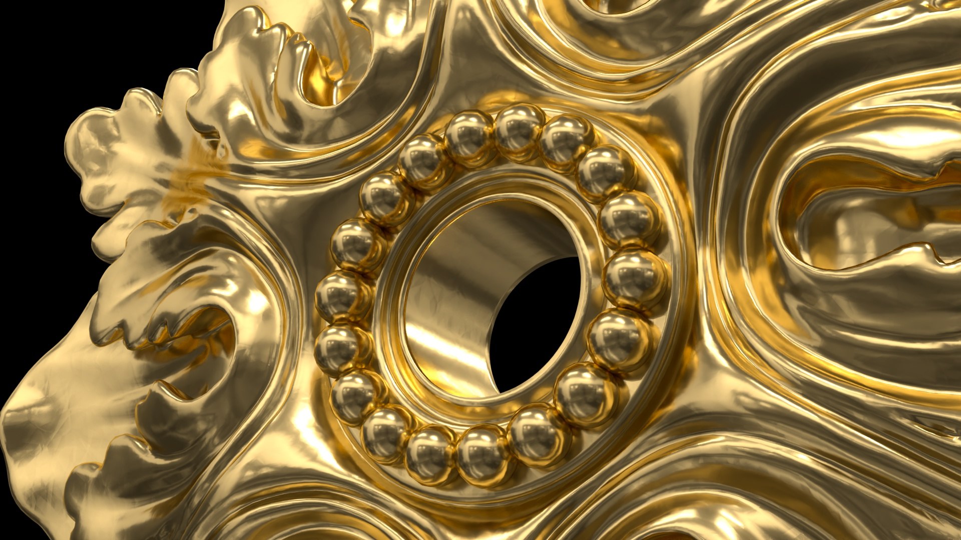 Ceiling Sockets Gypsum Plaster DR36a 3D - TurboSquid 2030563