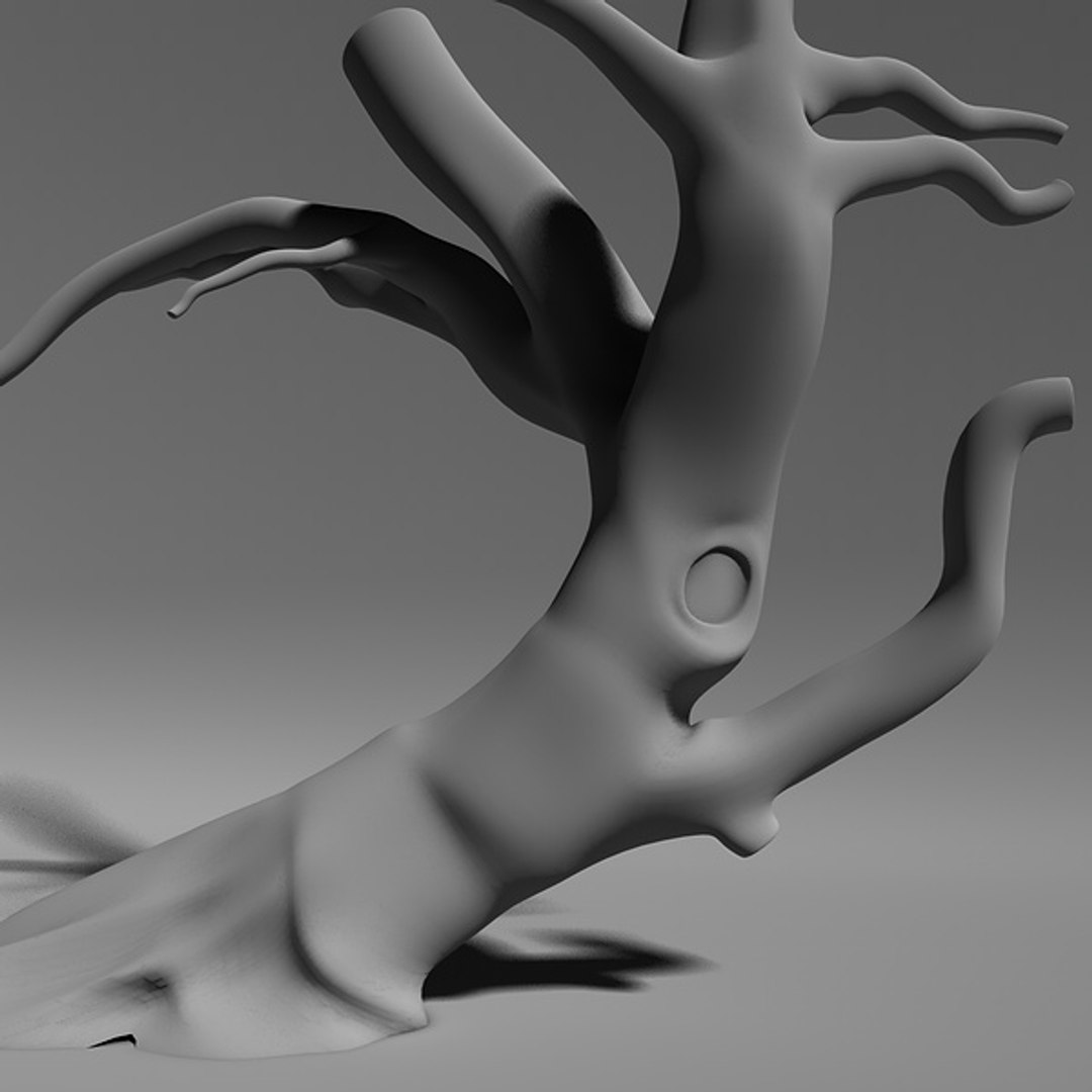 3d Timber Branches Model