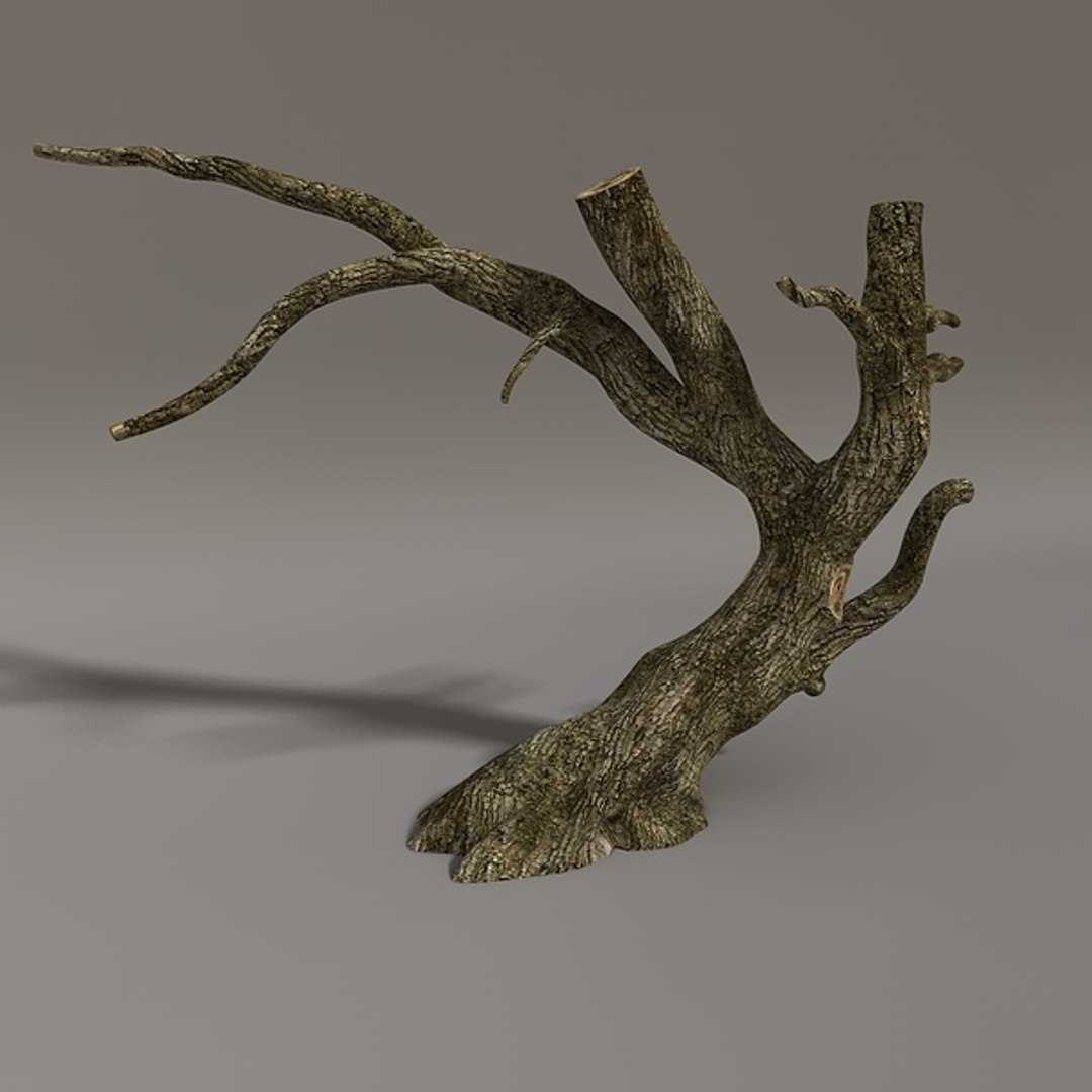 3d Timber Branches Model