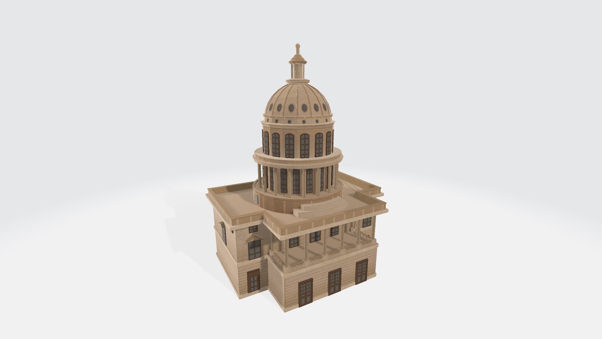 Capitol Mini 3D Model - TurboSquid 2342766