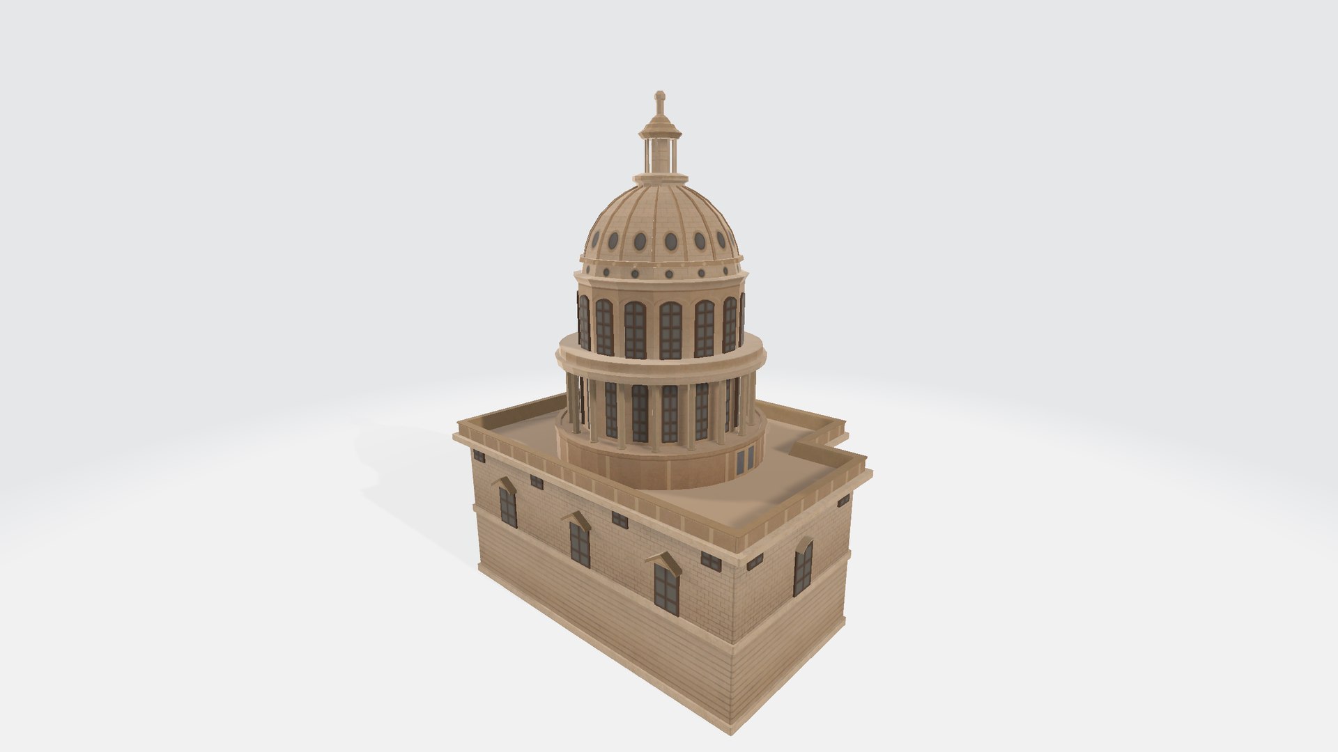Capitol Mini 3D Model - TurboSquid 2342766