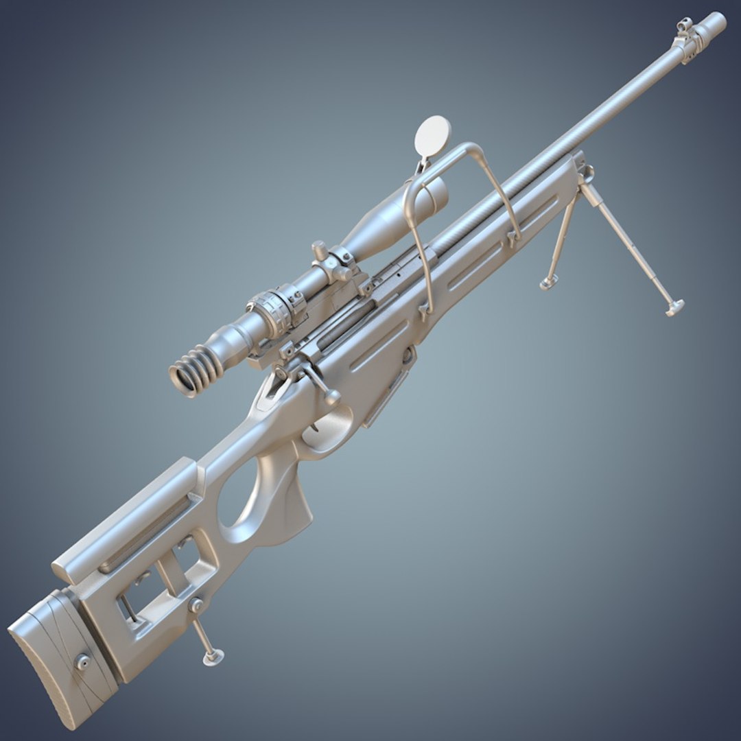Sv-98 Sniper Rifle 1p69 C4d