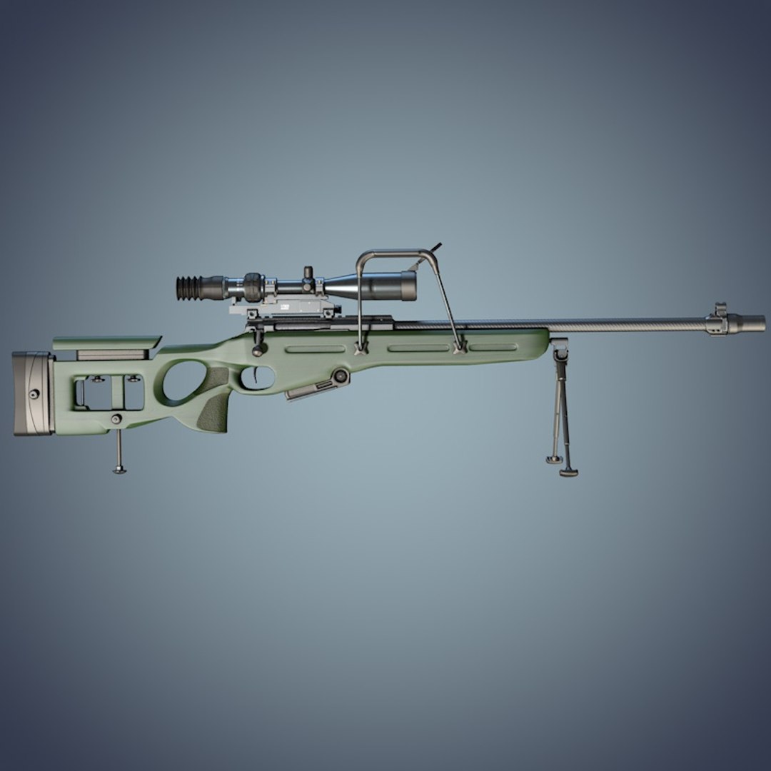Sv-98 Sniper Rifle 1p69 C4d