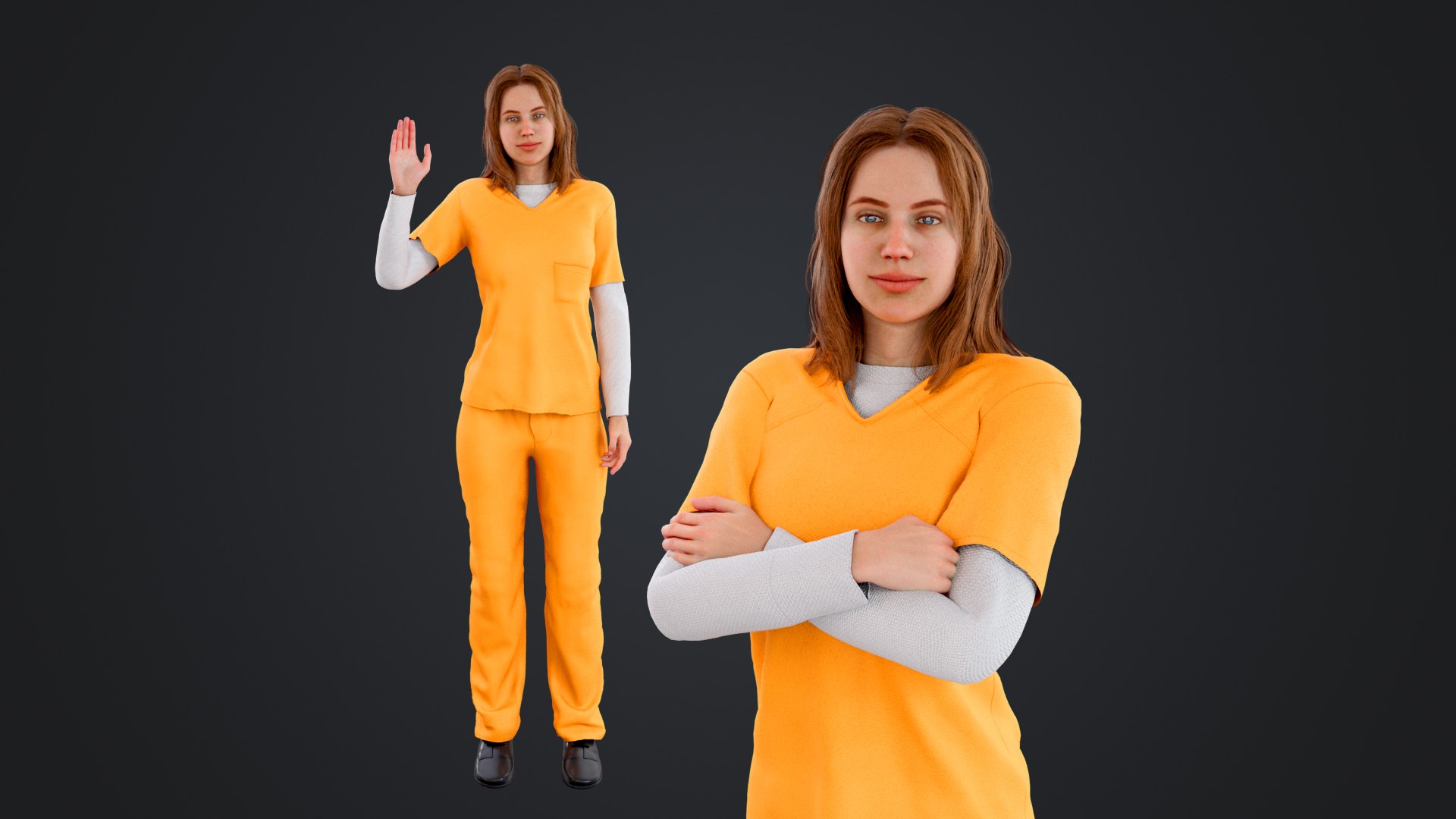 Prisoner 3D Model - TurboSquid 2376329