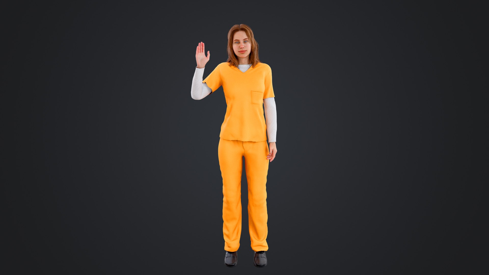 Prisoner 3D Model - TurboSquid 2376329