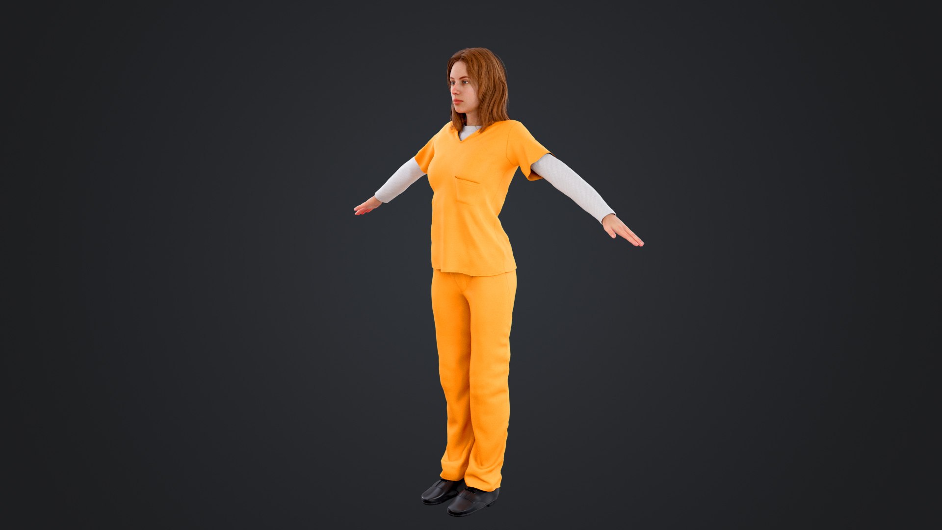 Prisoner 3D Model - TurboSquid 2376329