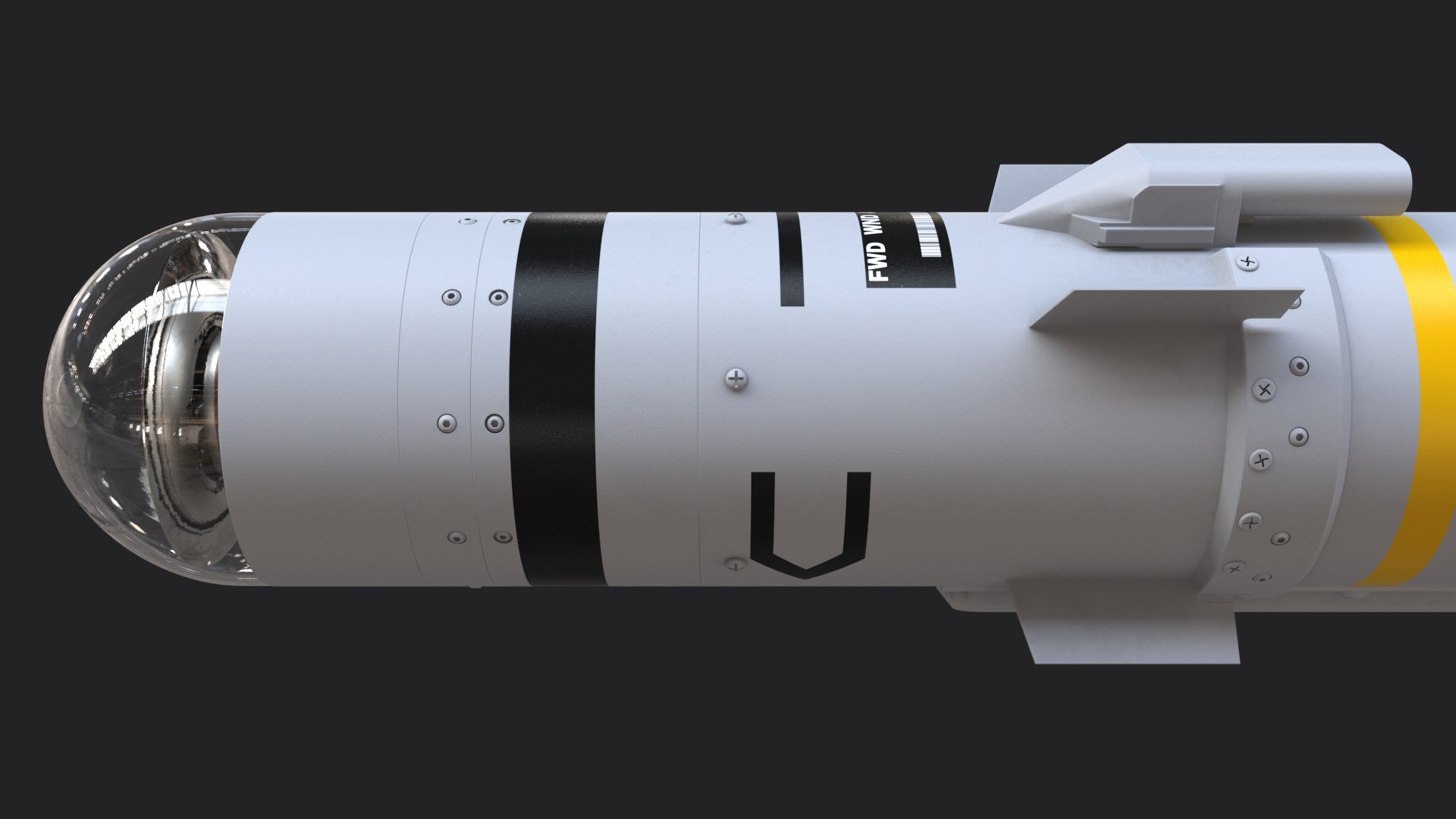 Brimstone 2 Missile 3D Model - TurboSquid 1642327