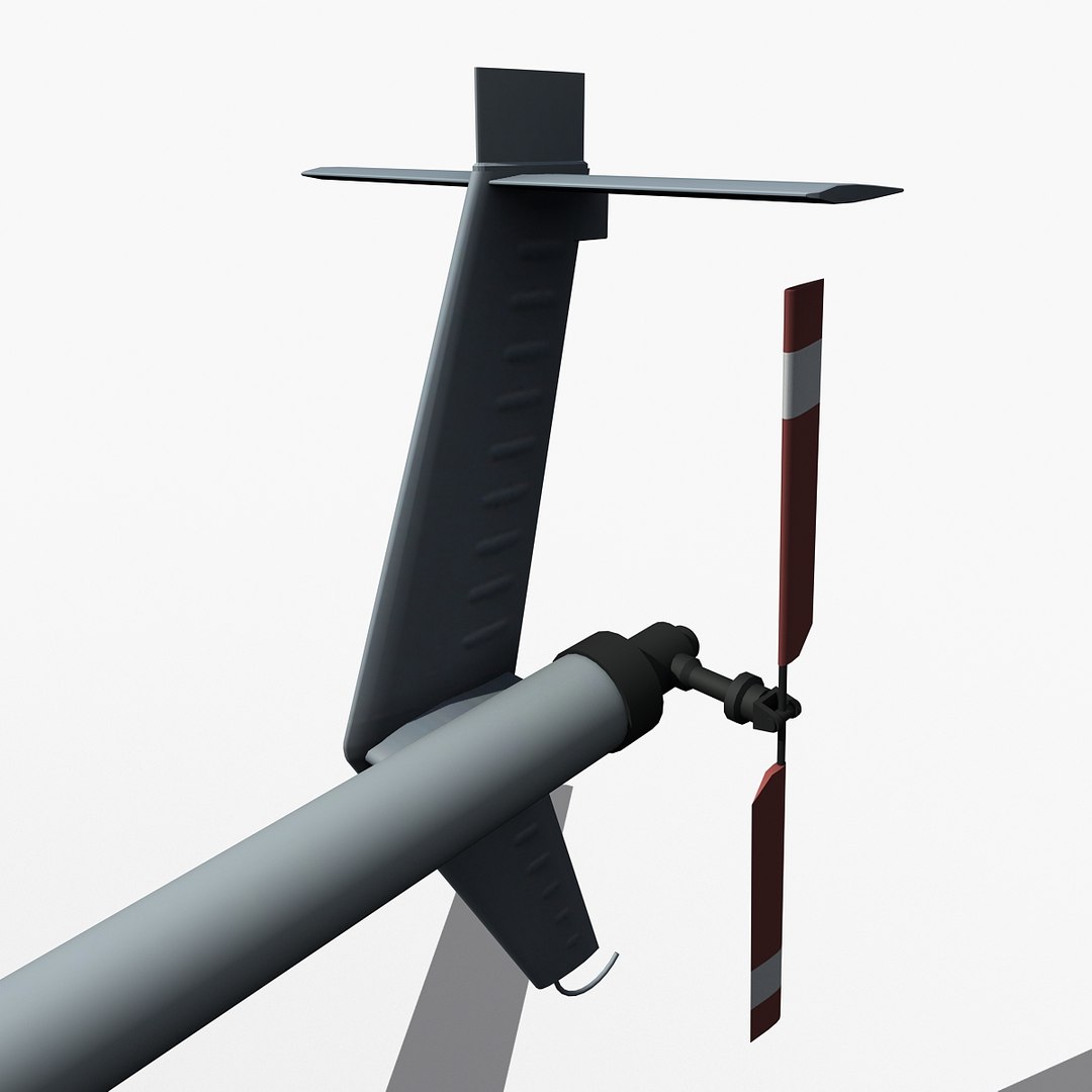 Uav Drone Scout Mq-8 3d Model