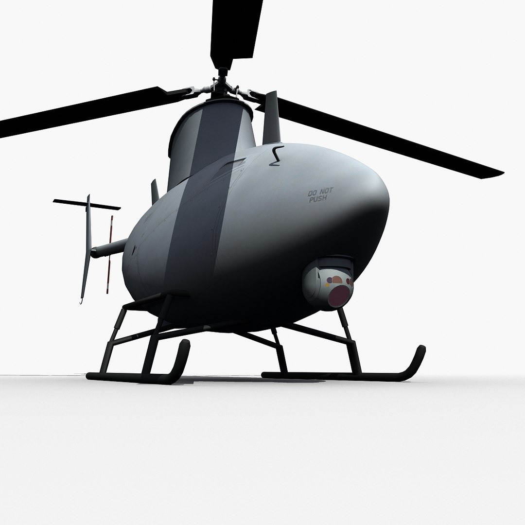 Uav Drone Scout Mq-8 3d Model