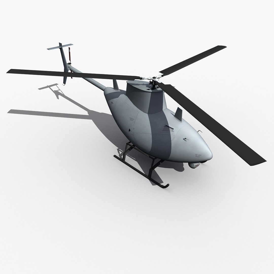 Uav Drone Scout Mq-8 3d Model