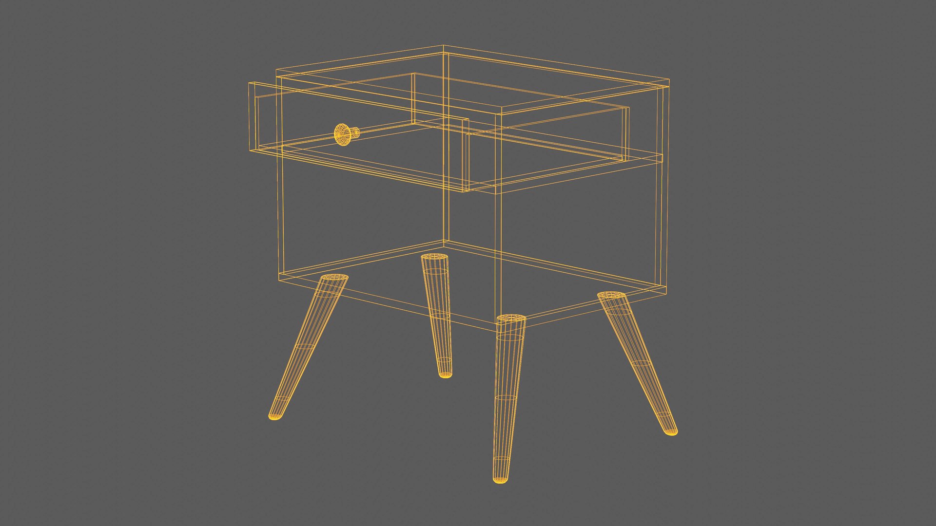 Bedside Table 3D Model 3D - TurboSquid 2391264