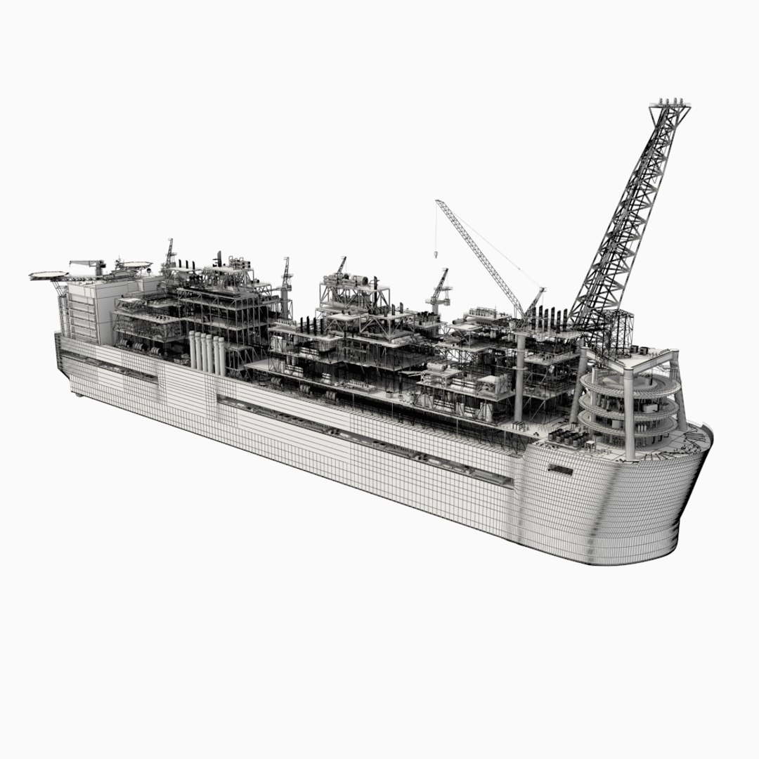 3D model shell prelude flng - TurboSquid 1201710