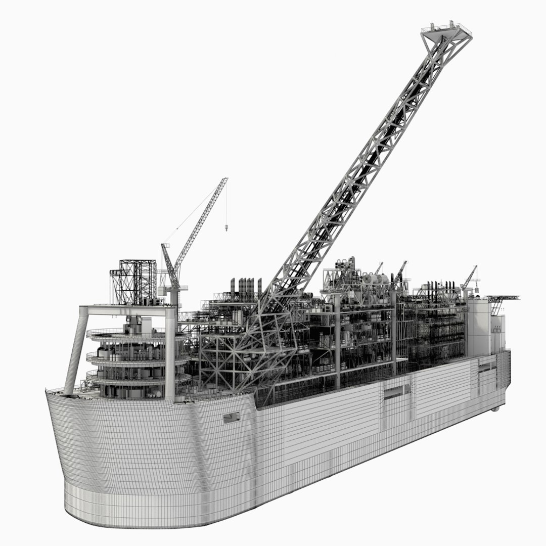 3D model shell prelude flng - TurboSquid 1201710