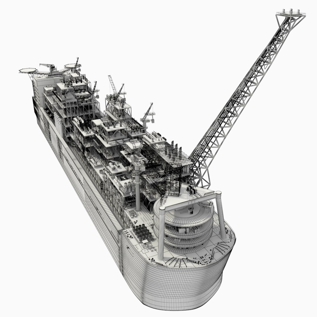 3D model shell prelude flng - TurboSquid 1201710