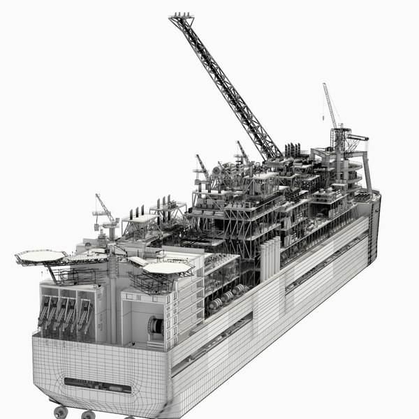 3D model shell prelude flng - TurboSquid 1201710