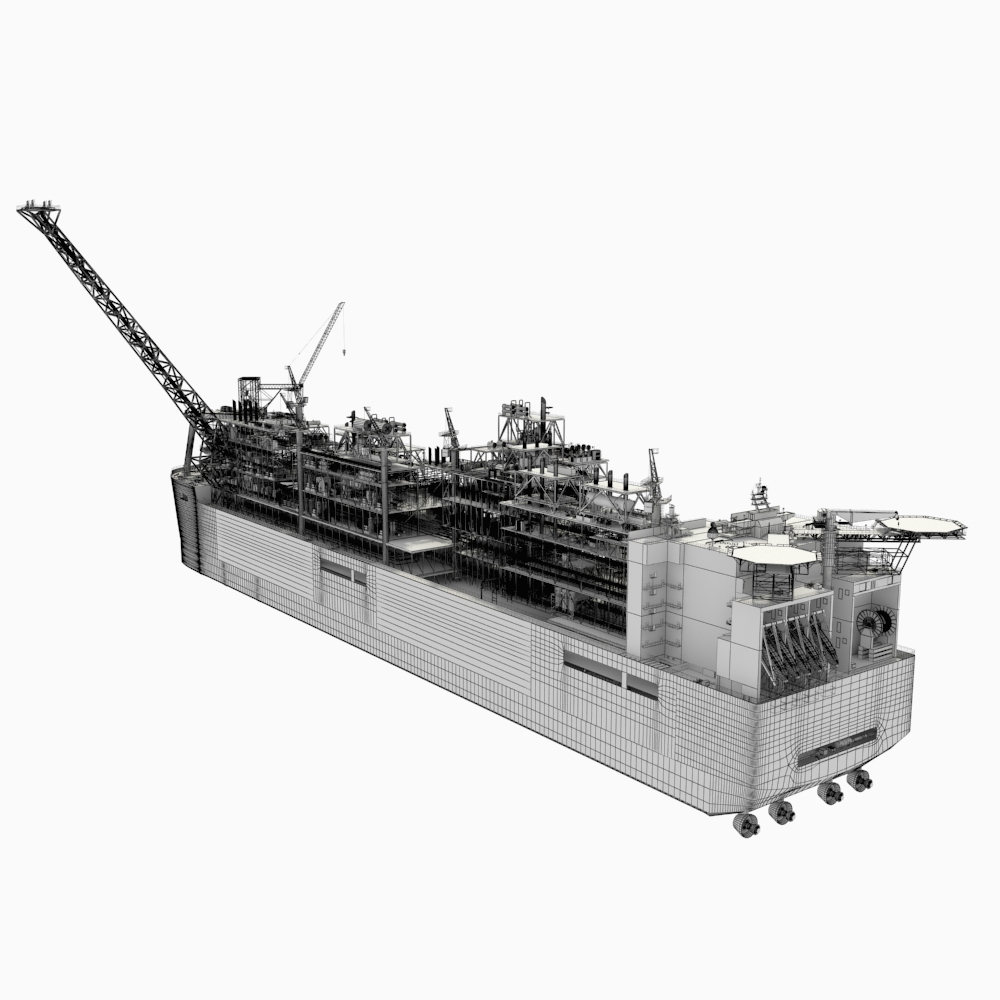 3D model shell prelude flng - TurboSquid 1201710