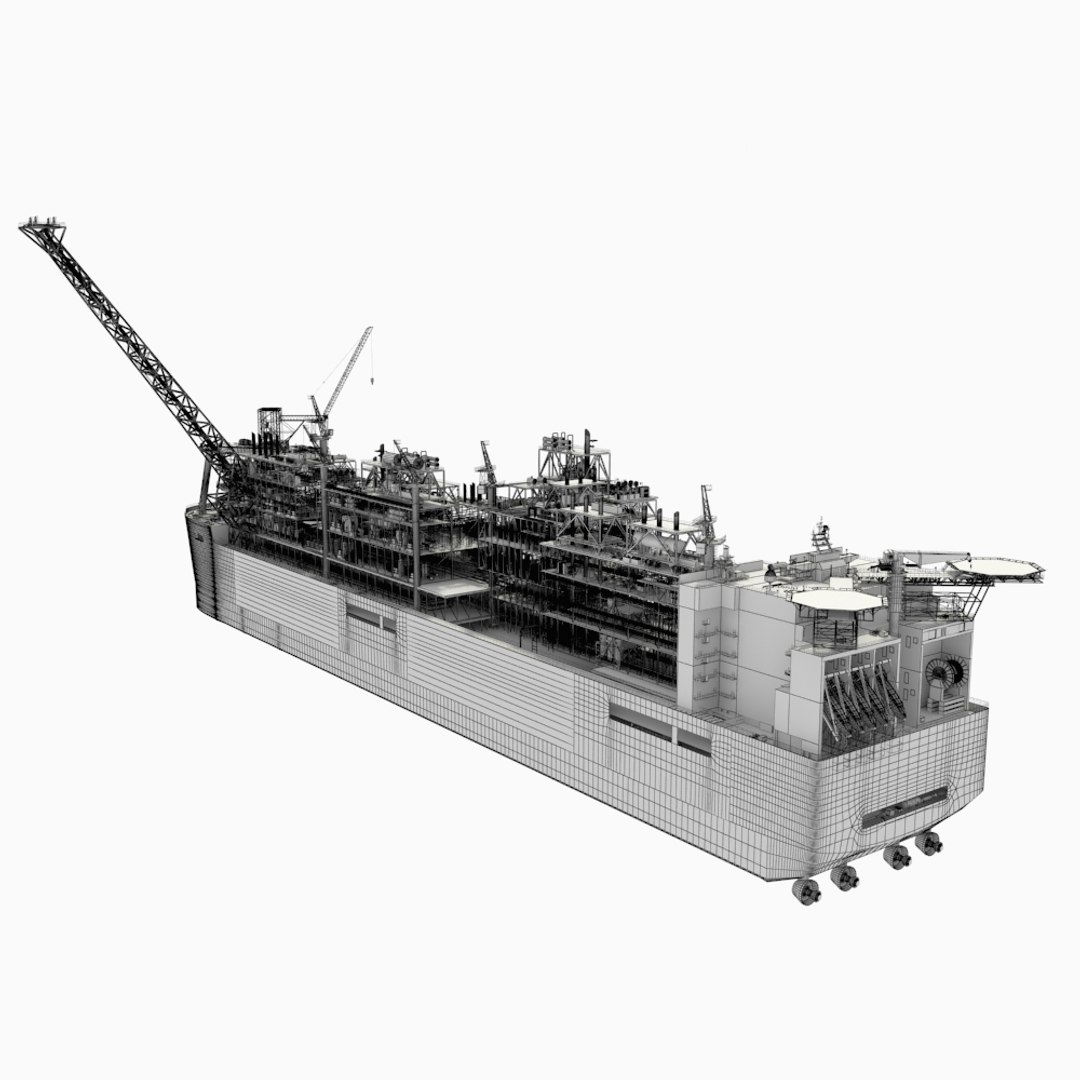 3D model shell prelude flng - TurboSquid 1201710