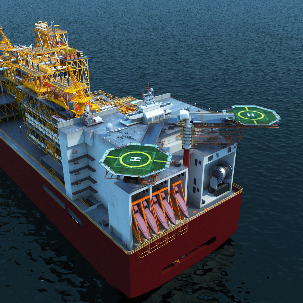 3D model shell prelude flng - TurboSquid 1201710