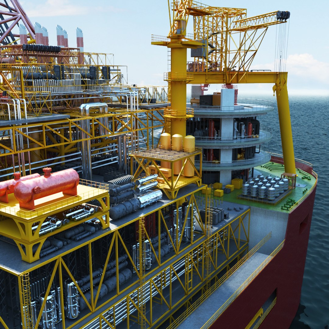 3D model shell prelude flng - TurboSquid 1201710