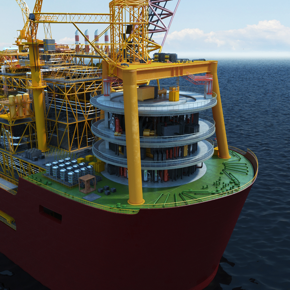 3D model shell prelude flng - TurboSquid 1201710