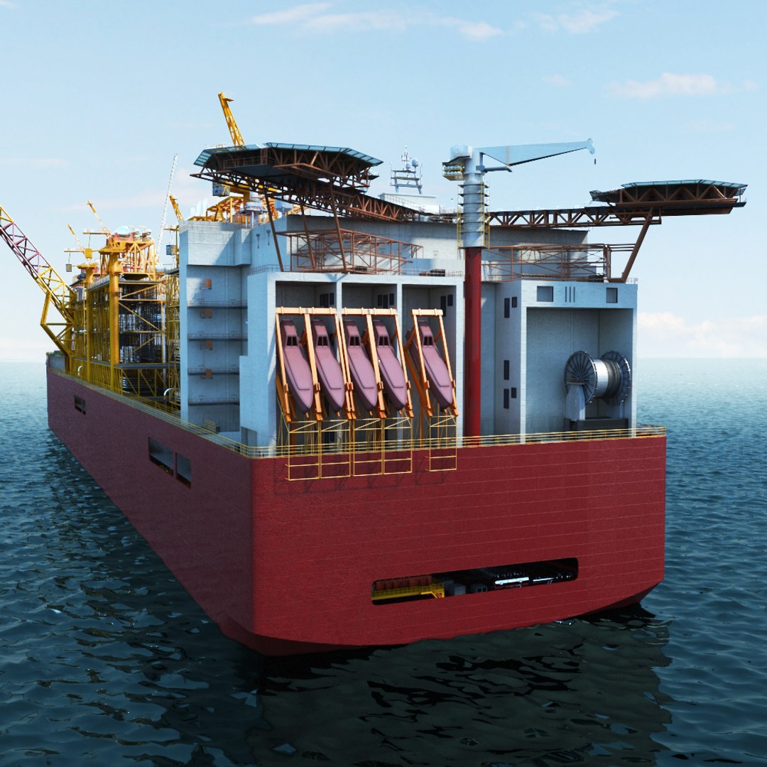 3D model shell prelude flng - TurboSquid 1201710
