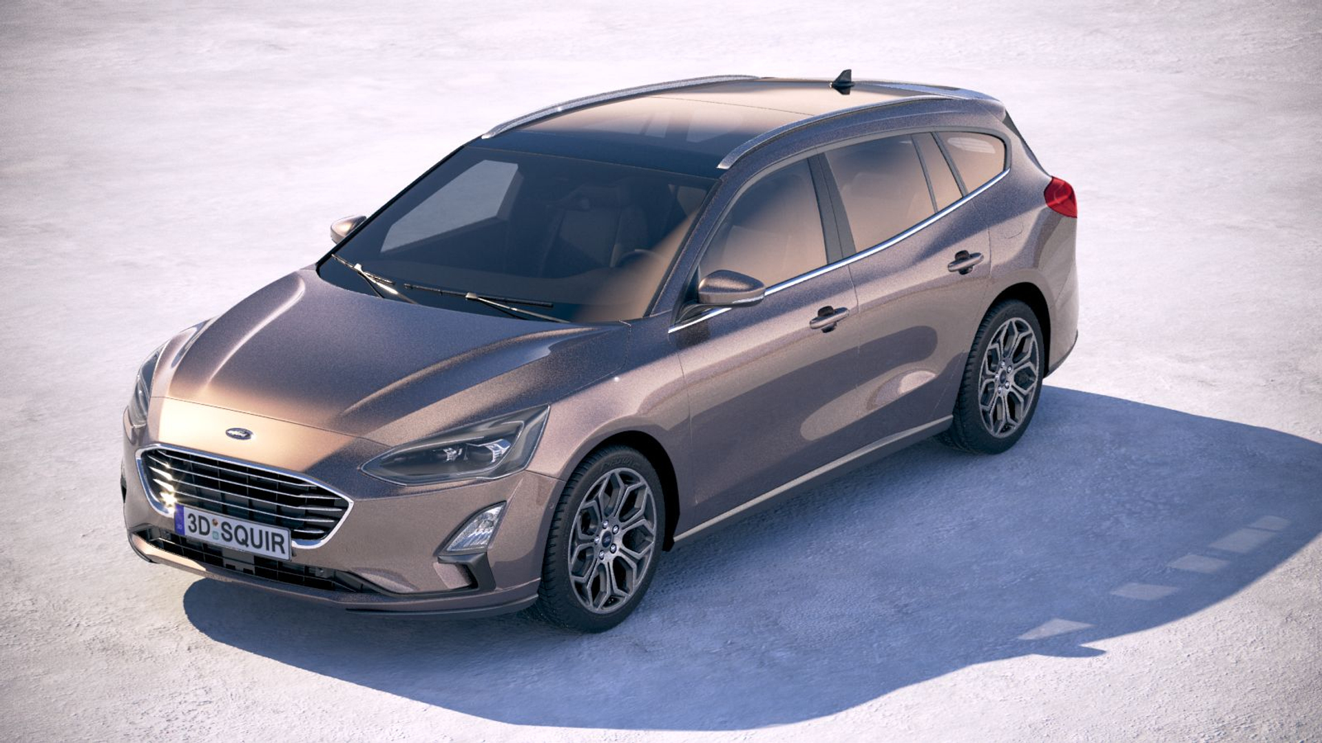 3D Focus Wagon 2019 Model - TurboSquid 1299295