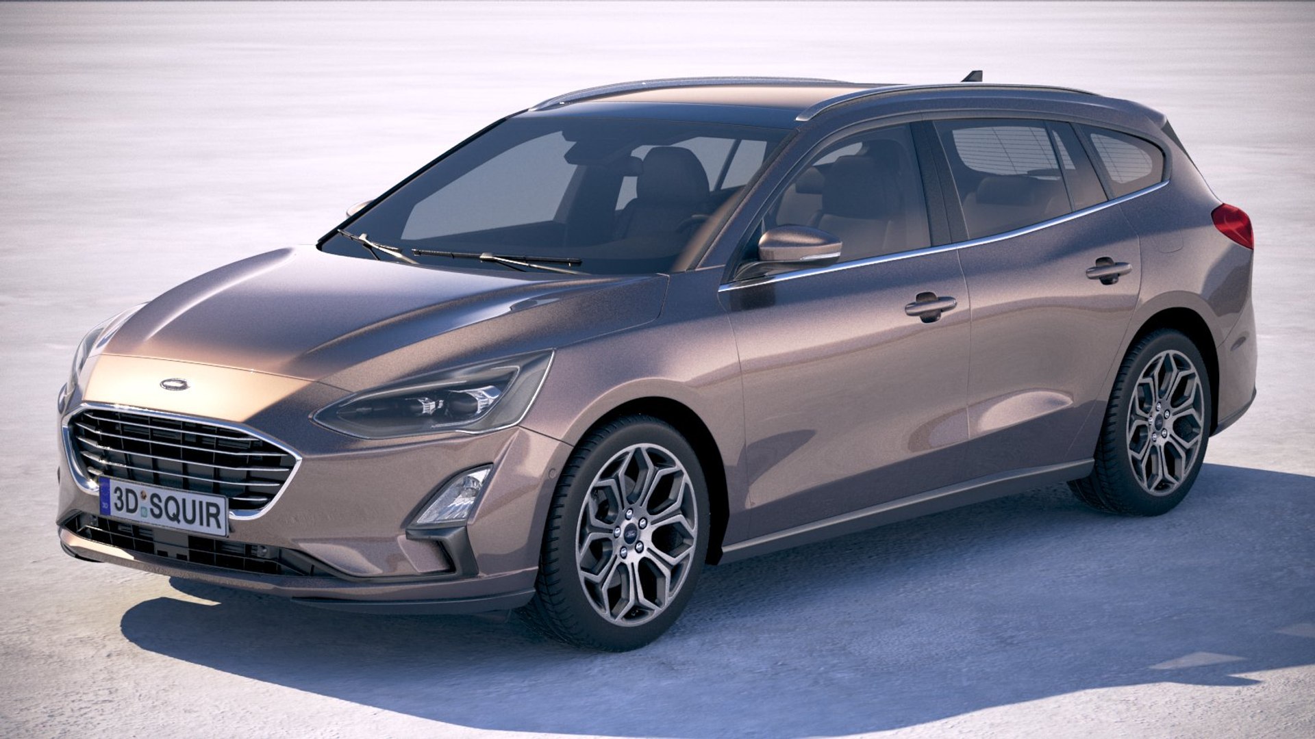 3D Focus Wagon 2019 Model - TurboSquid 1299295