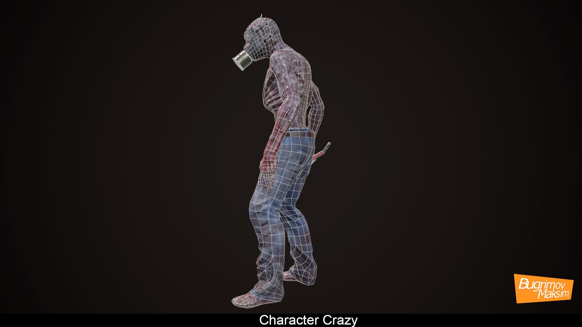 Character Crazy 3d Model
