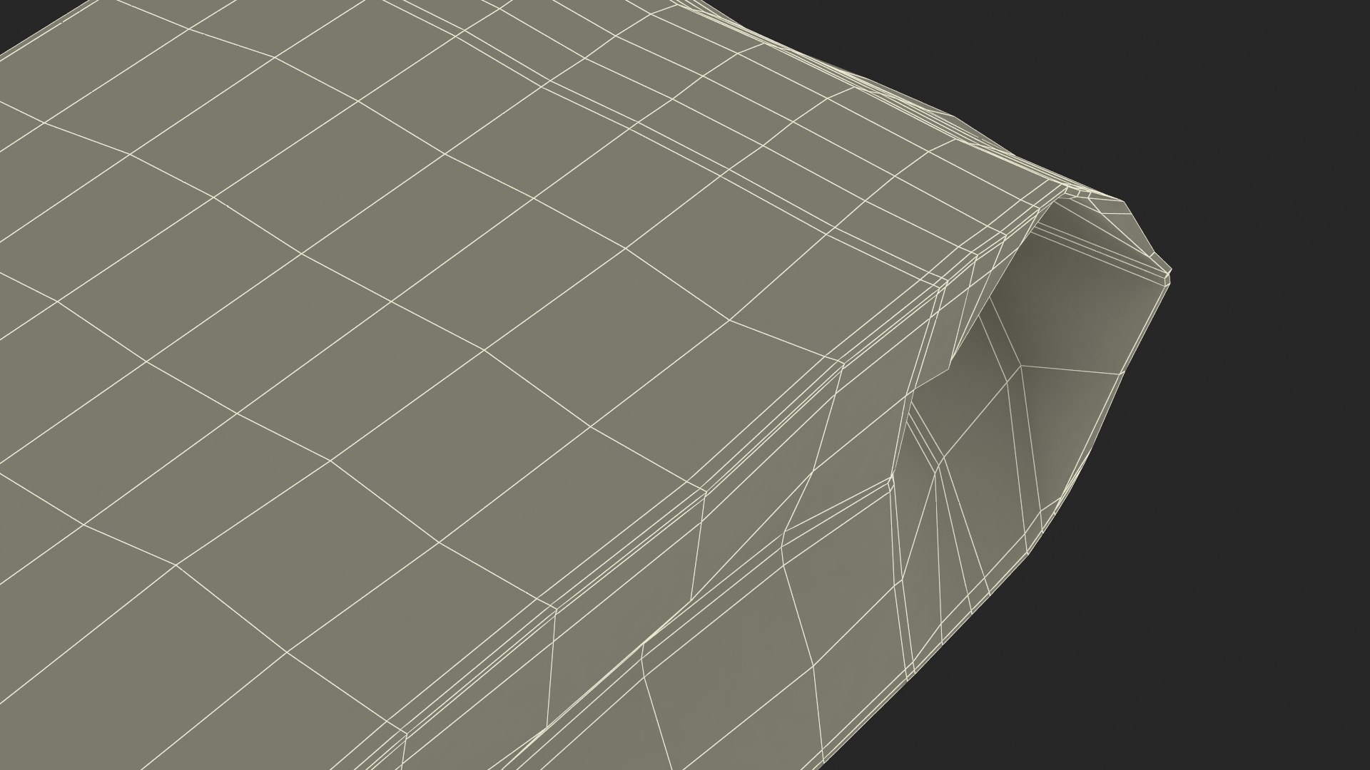 3D Model Brown Paper Bag For Bread Empty - TurboSquid 2228012