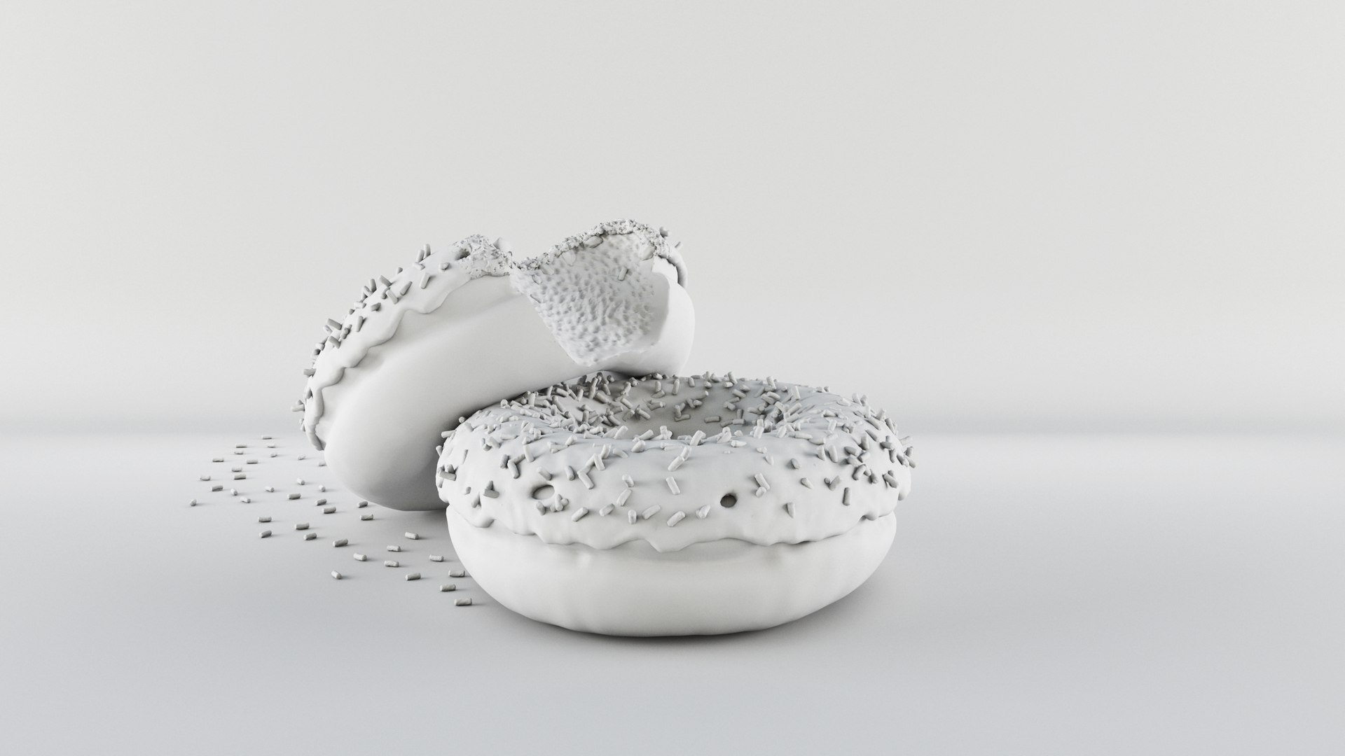 Doughnut 3D Model - TurboSquid 1721385