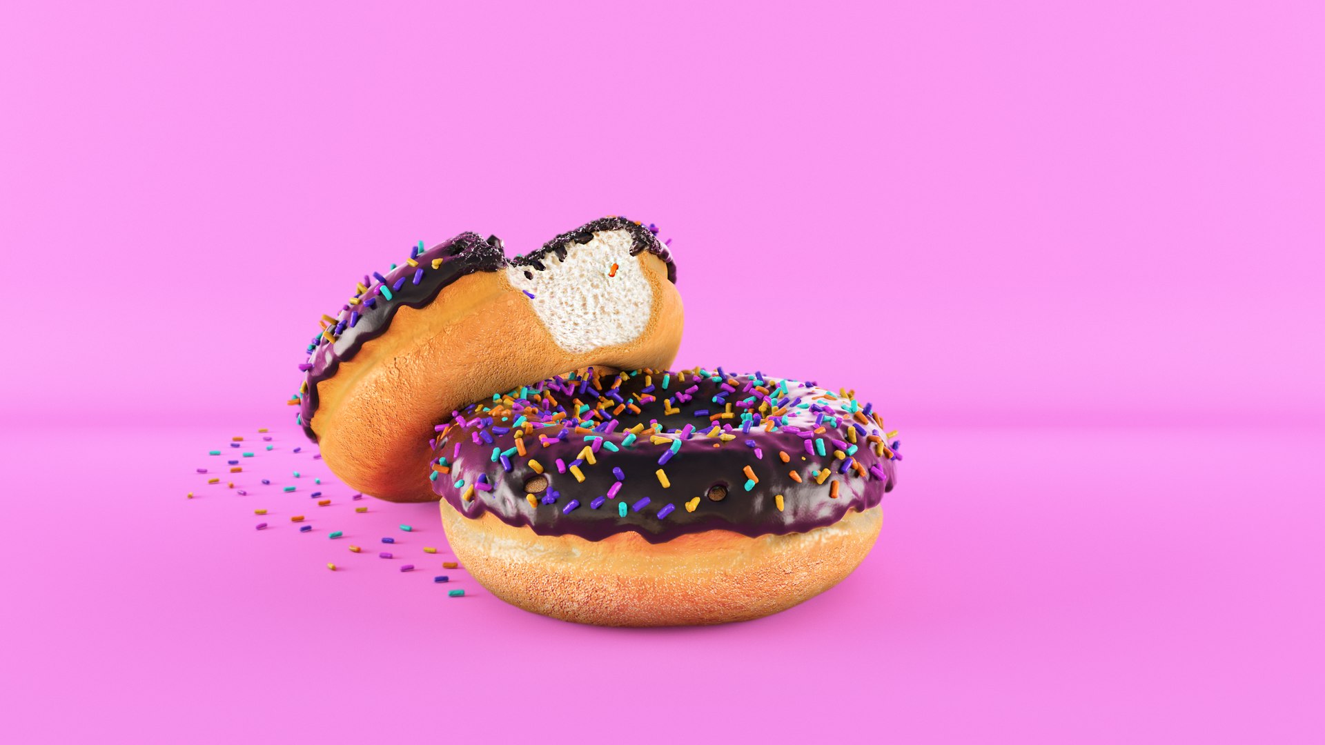 Doughnut 3D Model - TurboSquid 1721385