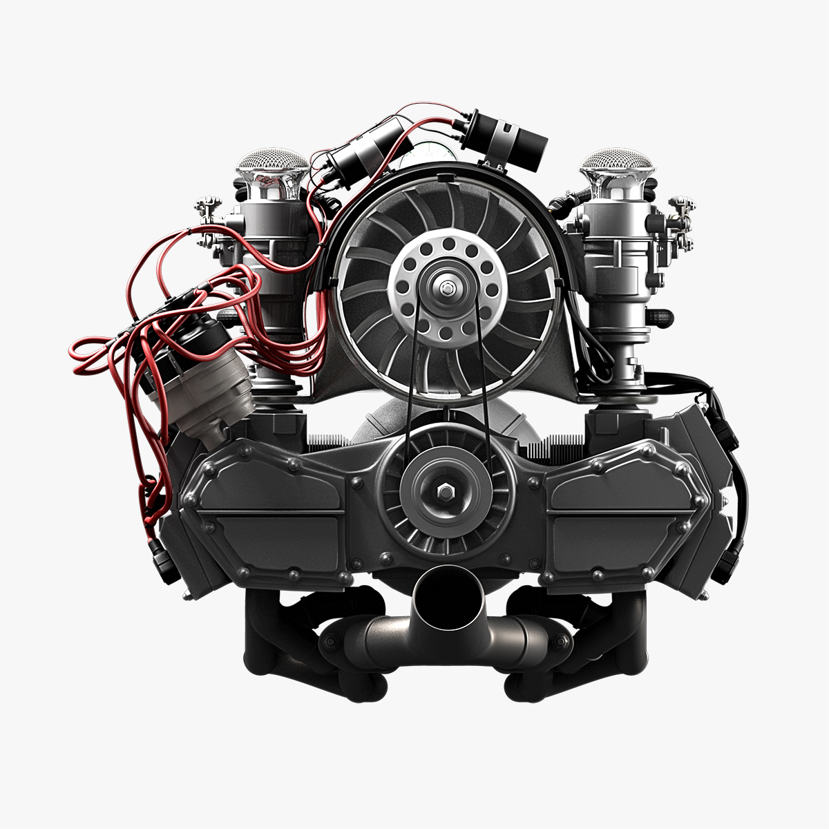 model flat motor