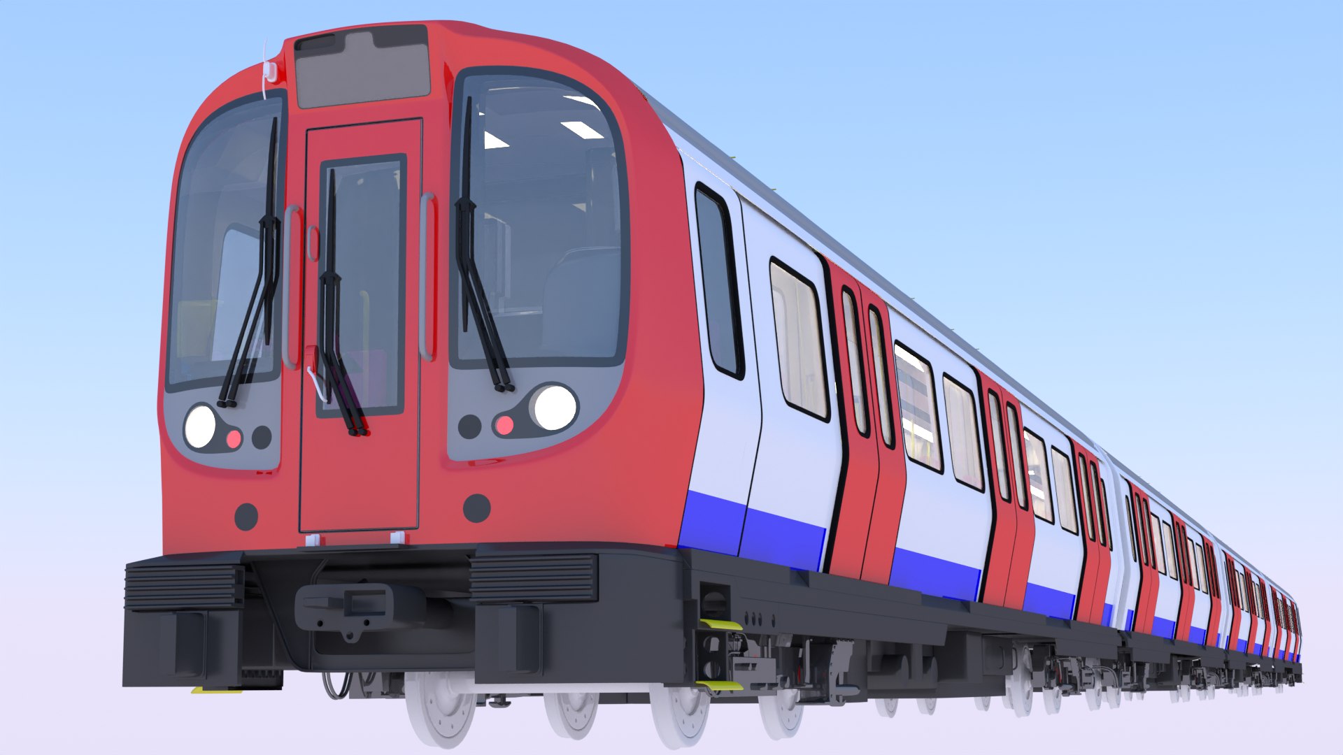 3D Model London Metro Train S8 - TurboSquid 2187056