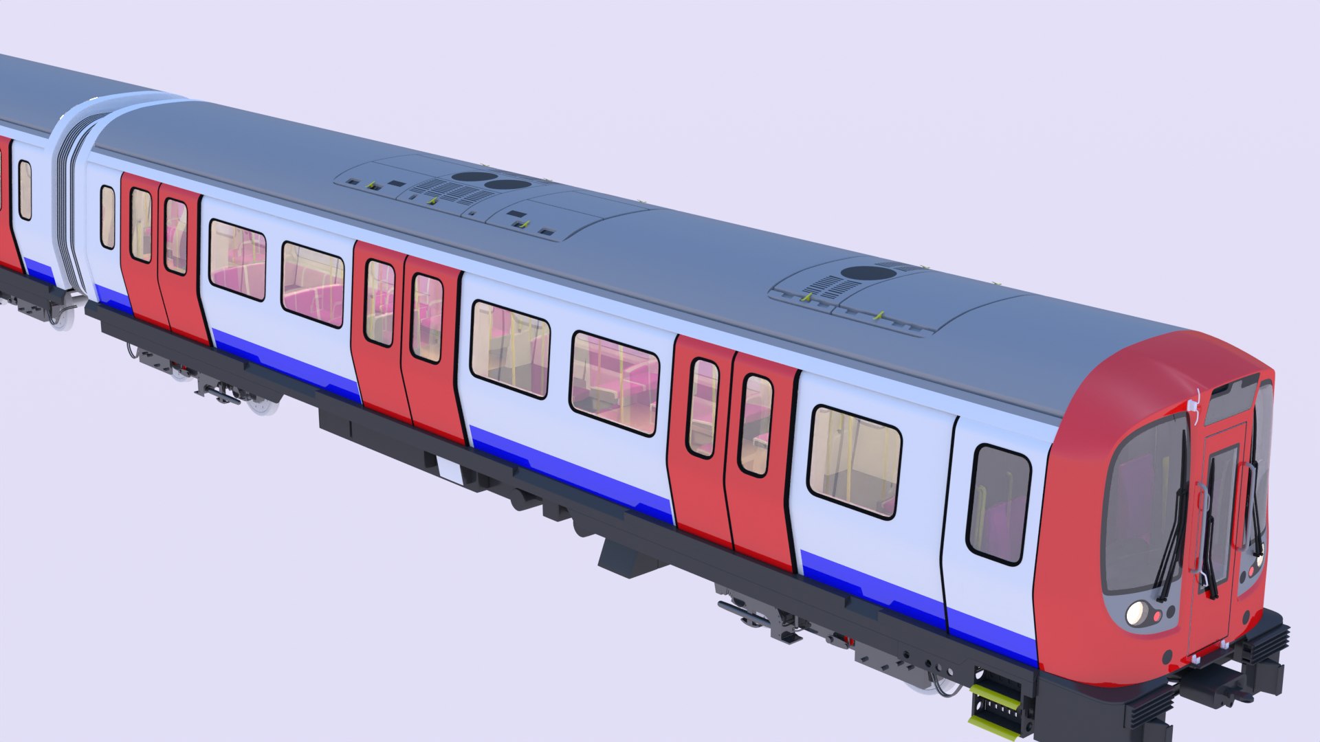 3D Model London Metro Train S8 - TurboSquid 2187056