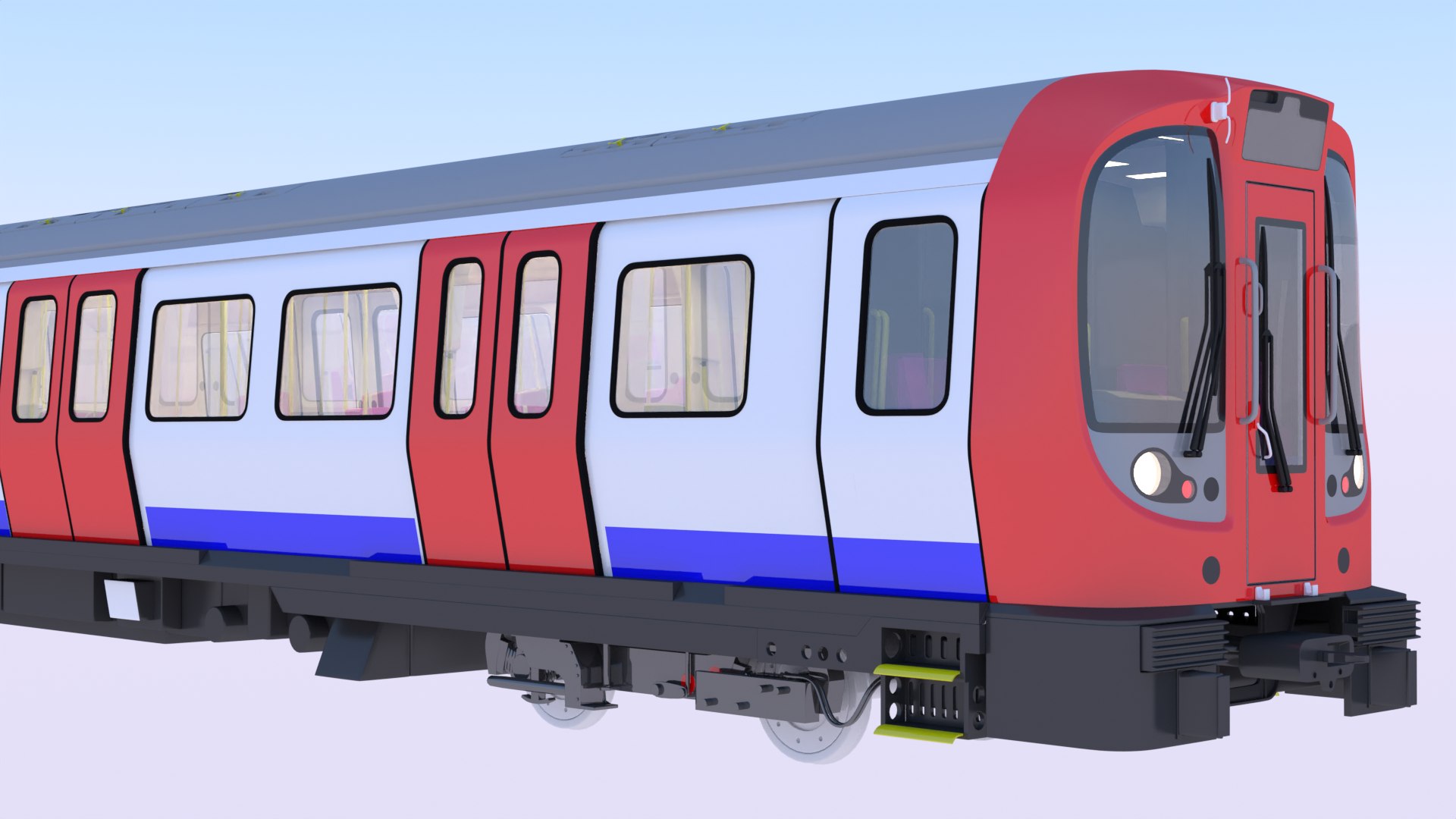 3D Model London Metro Train S8 - TurboSquid 2187056