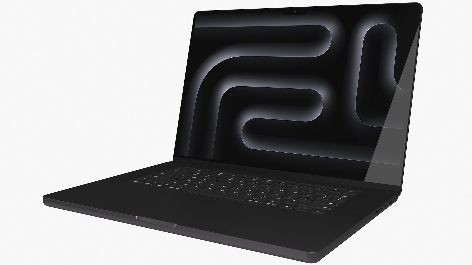 3D Apple MacBook Pro 16 M3 2023 Space Black Rigged - TurboSquid 2157825