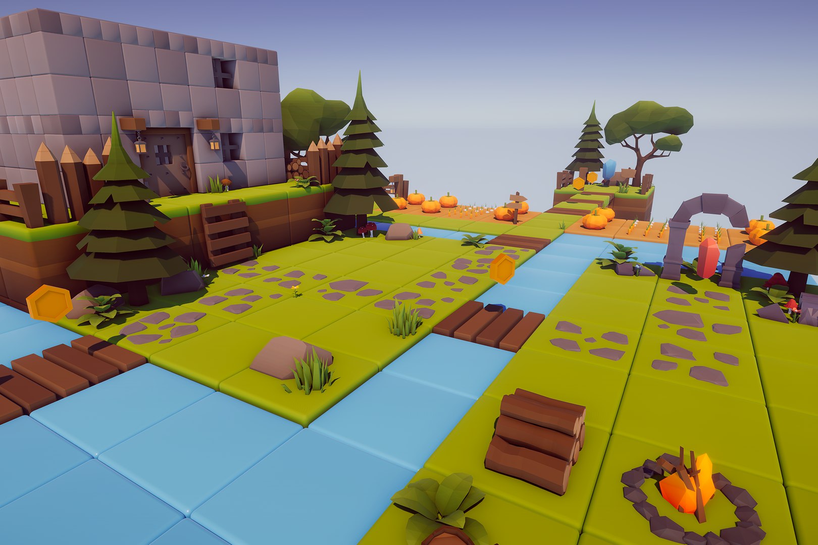 Low Poly Asset Bundle 3D - TurboSquid 1794972